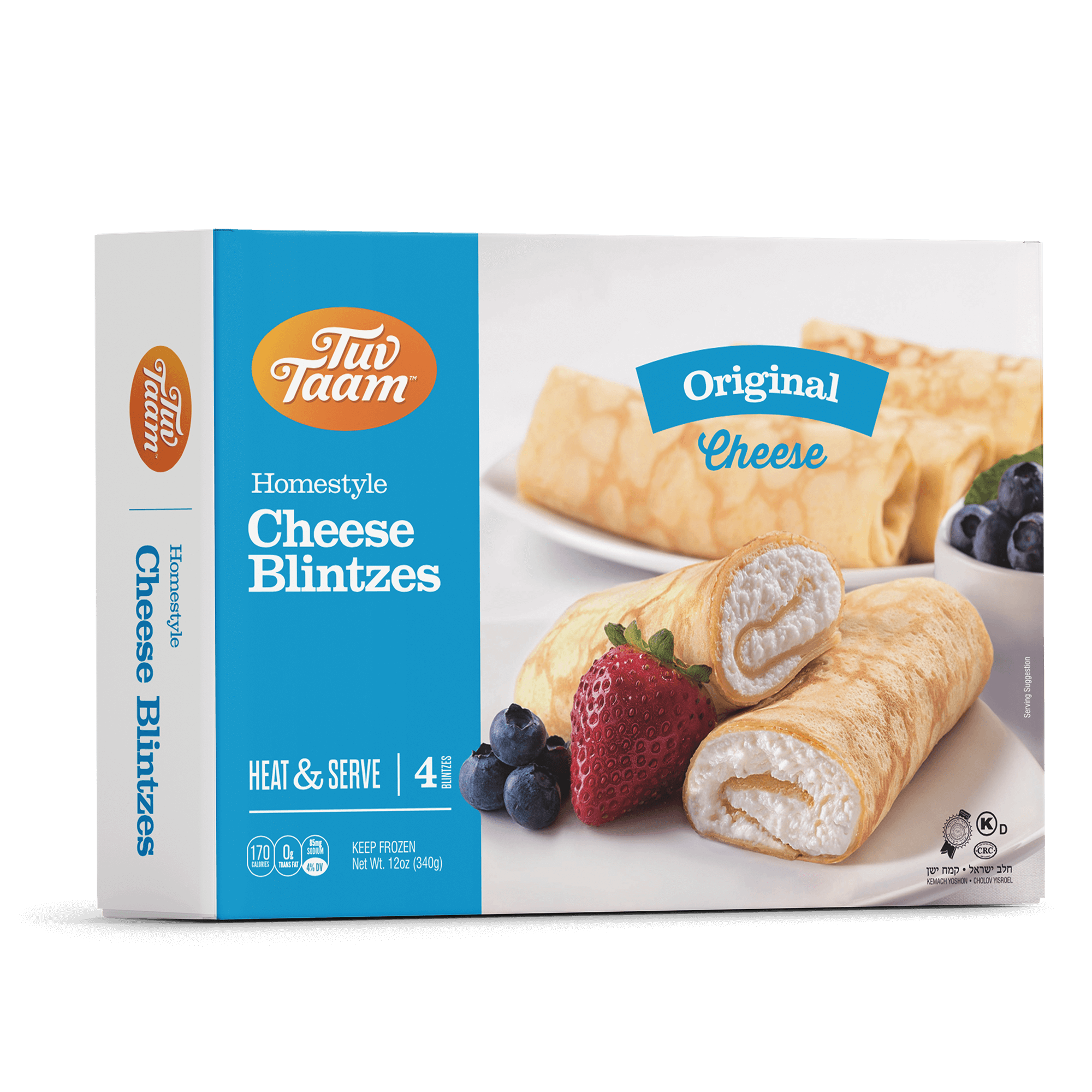 Cheese Blintzes, 12 oz. - TuvTaam